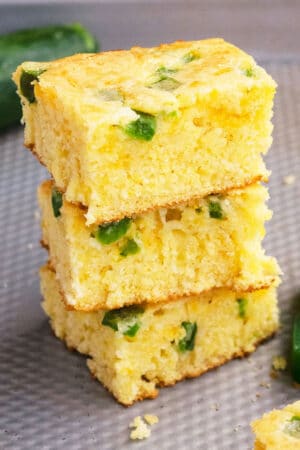 Slow Cooker Jalapeno Cornbread {With Jiffy} | Slow Cooker Foodie